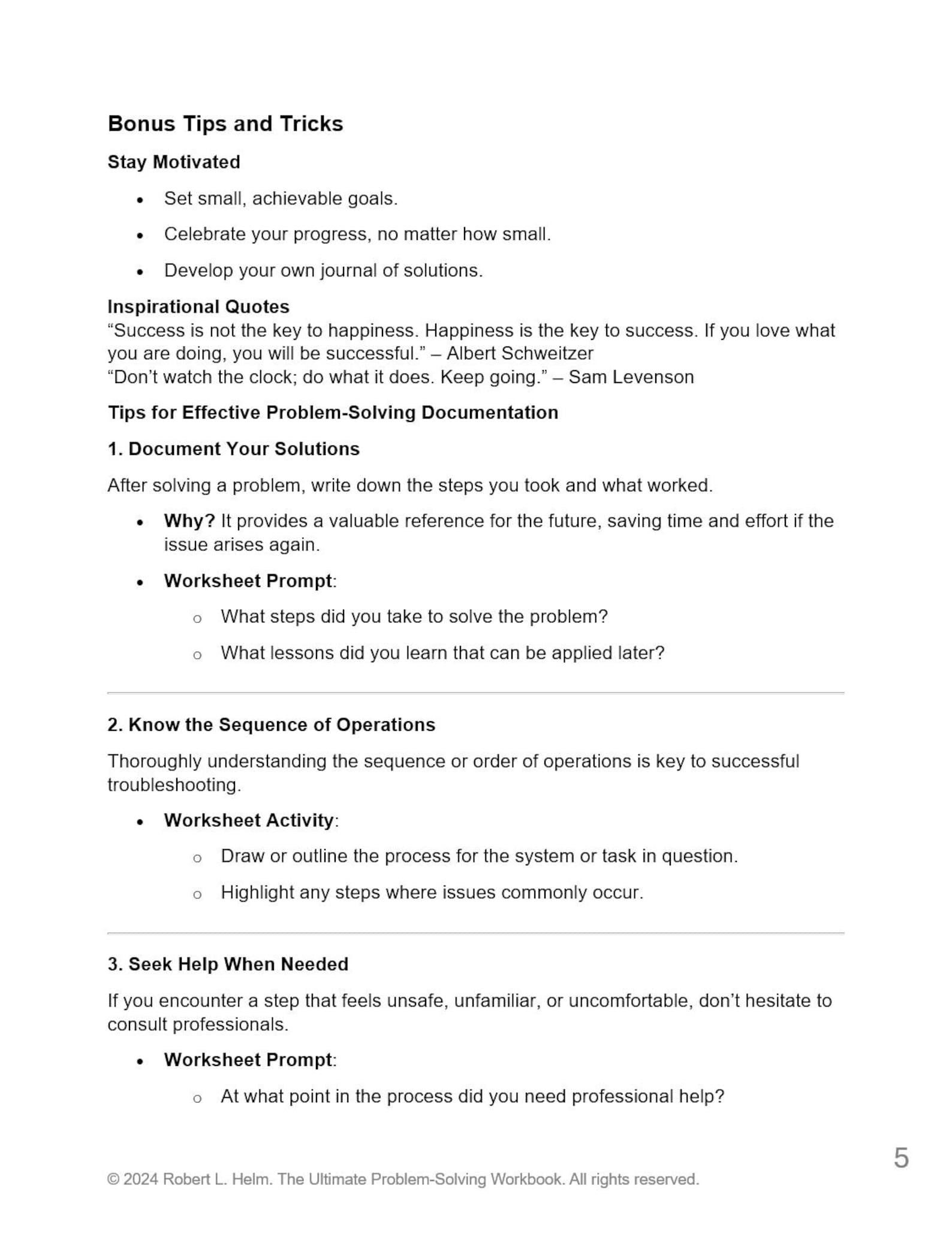 The Ultimate Problem-solving Workbook | Step-by-step Guide to Tackle ...