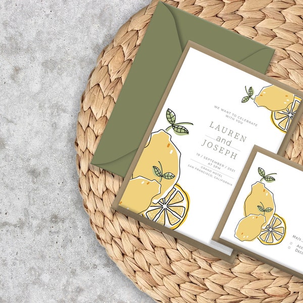 Lemon Wedding - Etsy UK