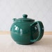 1100l Dark Green Teapot Made From Fine Stoneware Bright and Elegant ...