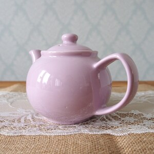 450ml Small Fine Stoneware Lavender Teapot With A Glossy Finish Tea for ...