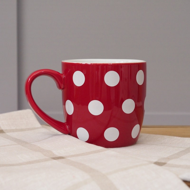 Red Mug - Etsy