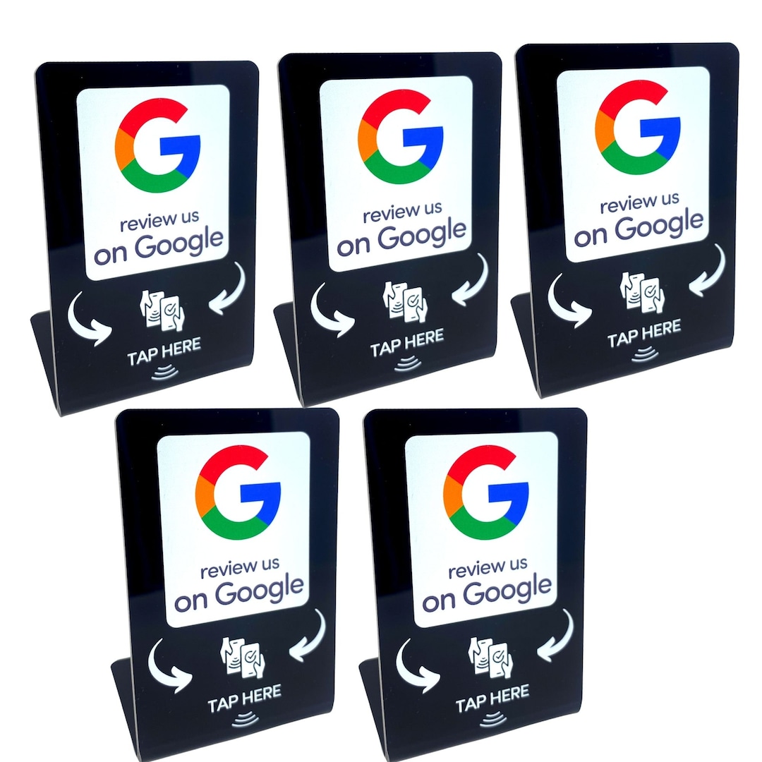 Ninja Pop- Table Top Google Review Stand - Get Google Reviews With One ...