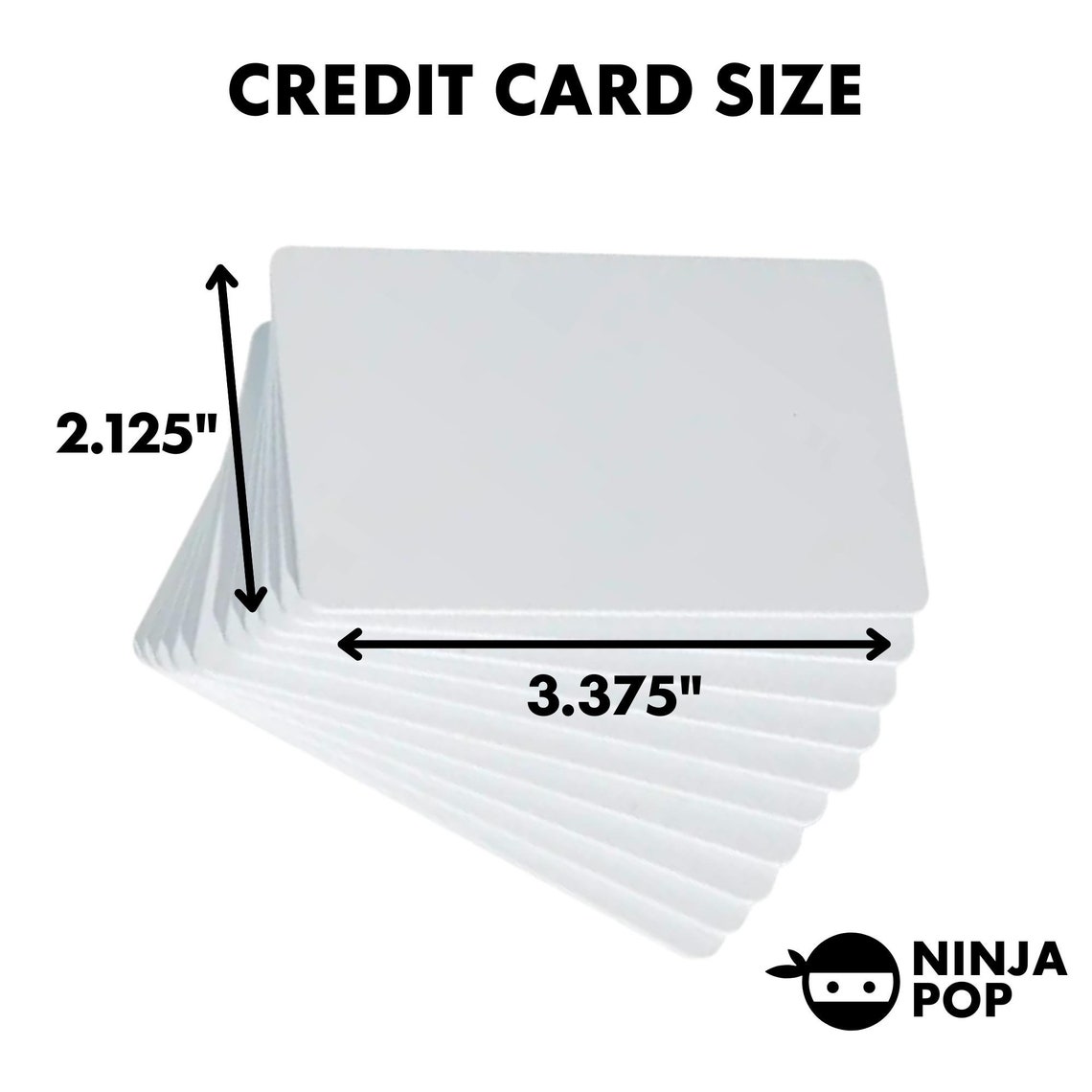Blank NFC Cards - for NFC Business Cards - Ntag 216 - Ninja Pop - With ...
