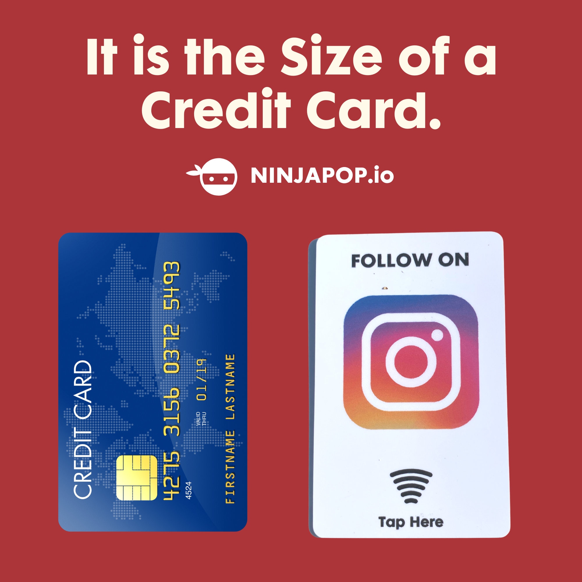 Linked-in Follower Tap Card - Social Media Follower Generator - Get ...