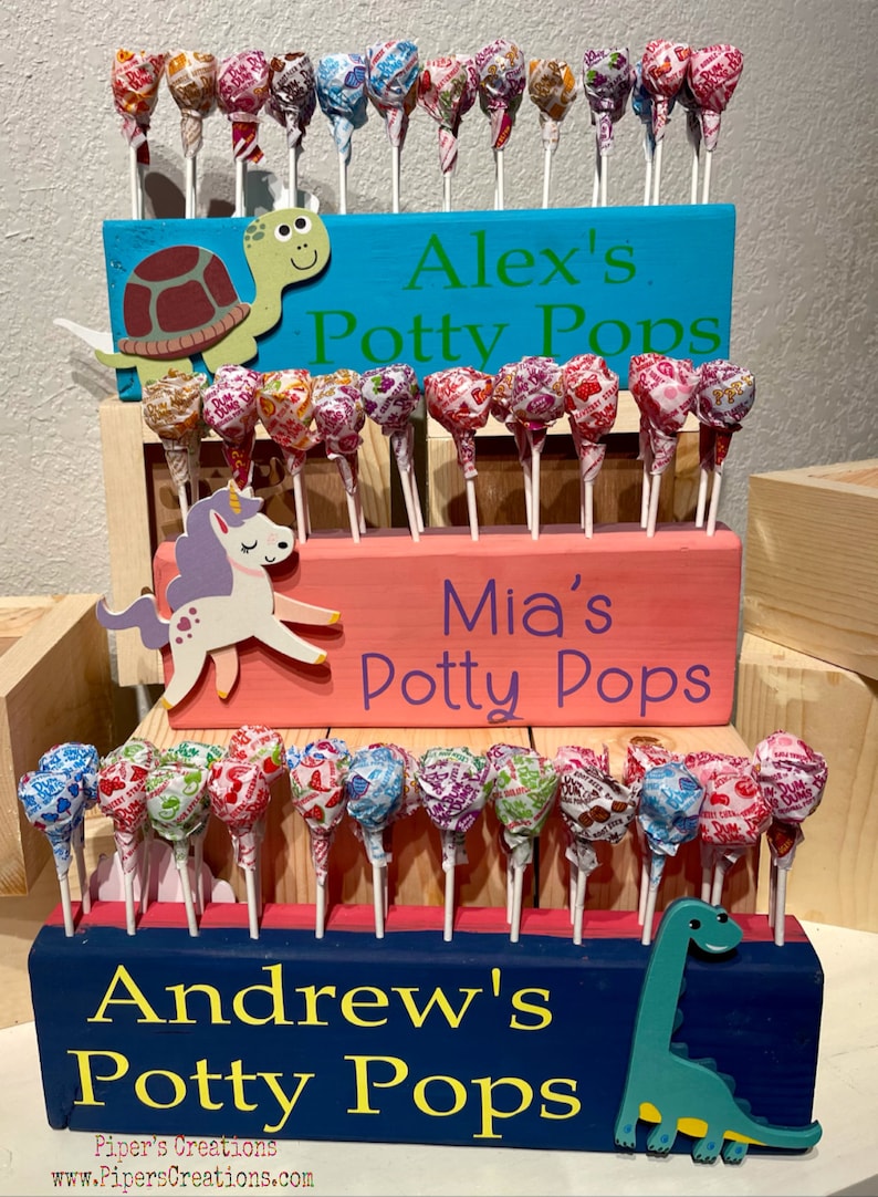 Potty Pops Potty Pops Holder Potty Training Potty Training - Etsy