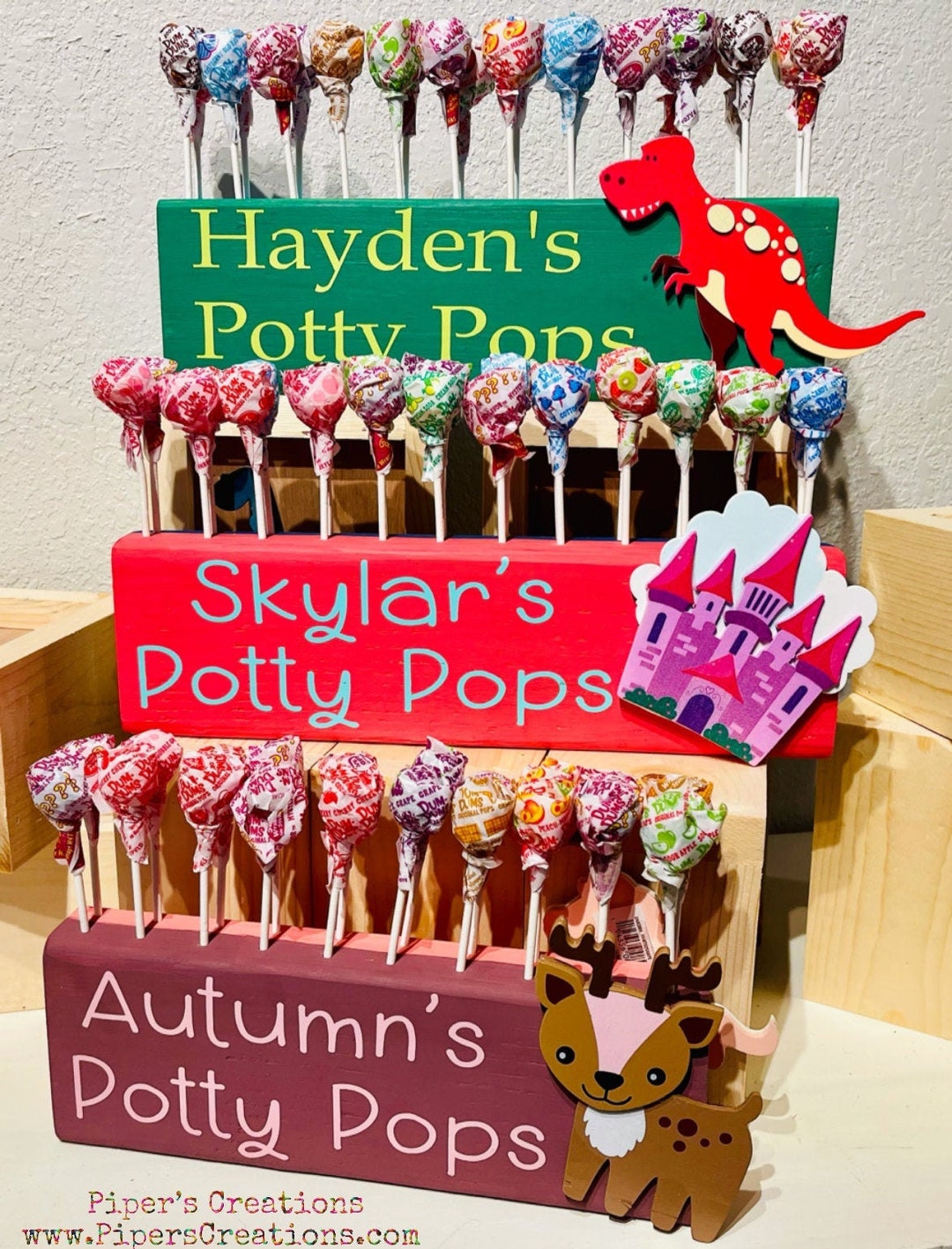 Potty Pops Potty Pops Holder Potty Training Potty Training - Etsy