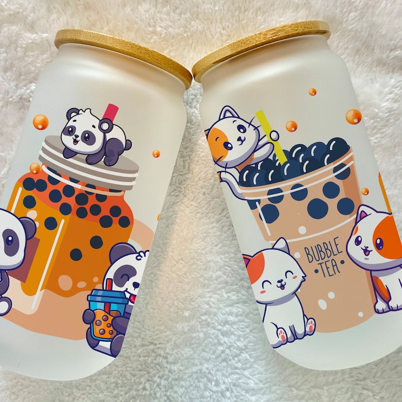 Kawaii Bubble Tea Cup - Etsy