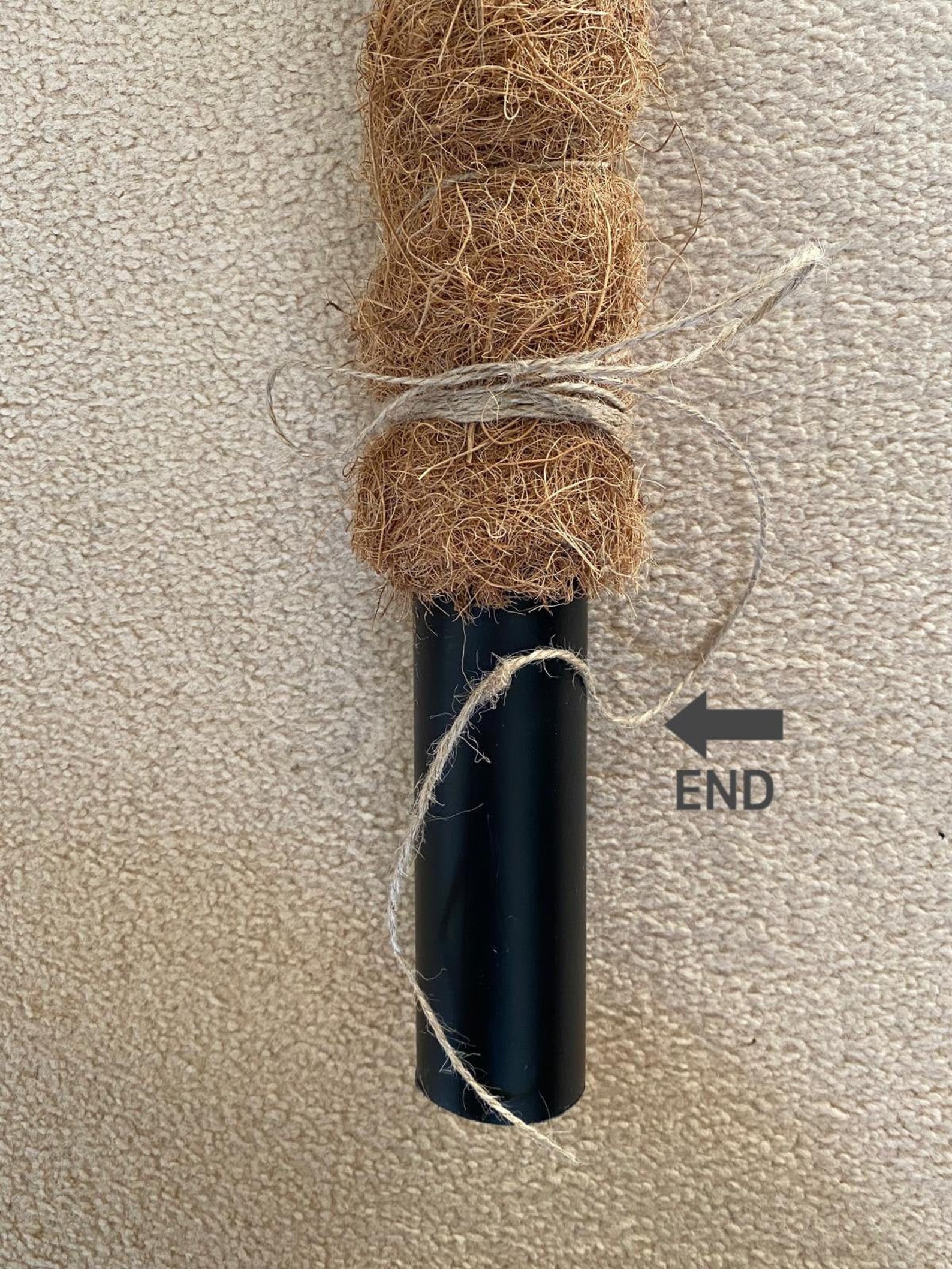 Coco Moss Pole Plant Support Free Twine | Etsy UK