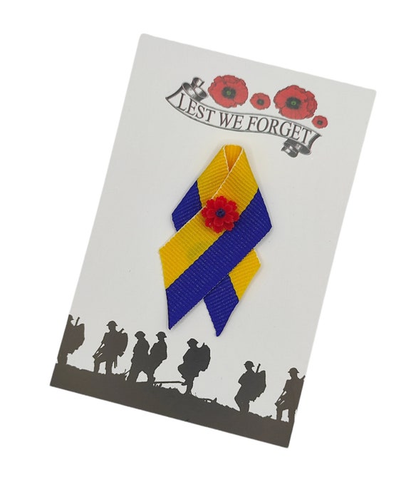 Ukraine Support Solidarity Ribbon-badge. Donations for | Etsy UK