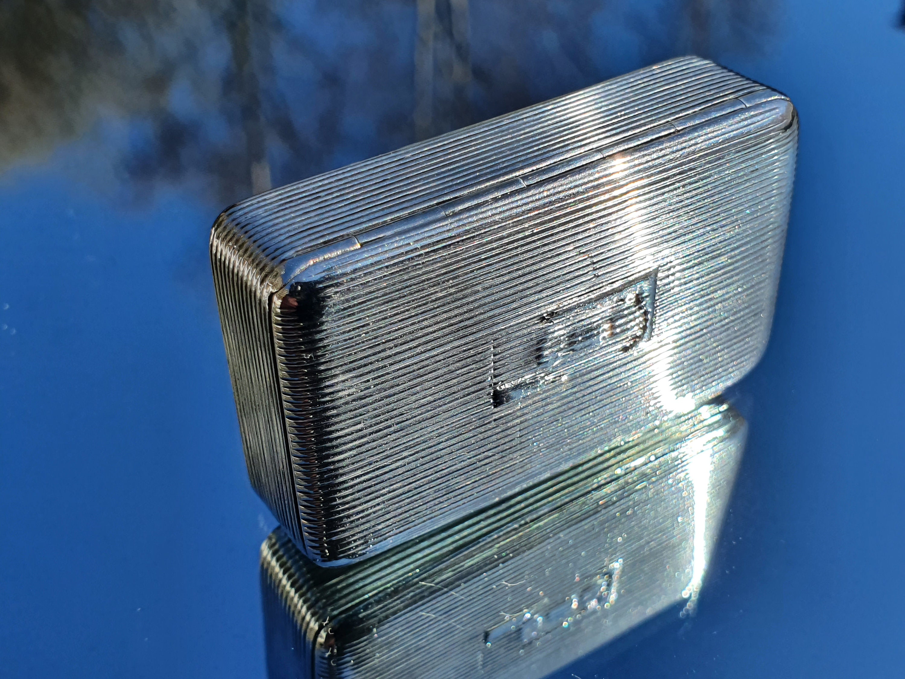 Rare Georgian Sterling Silver Snuff Box Thomas Spicer Birmingham 1824 ...
