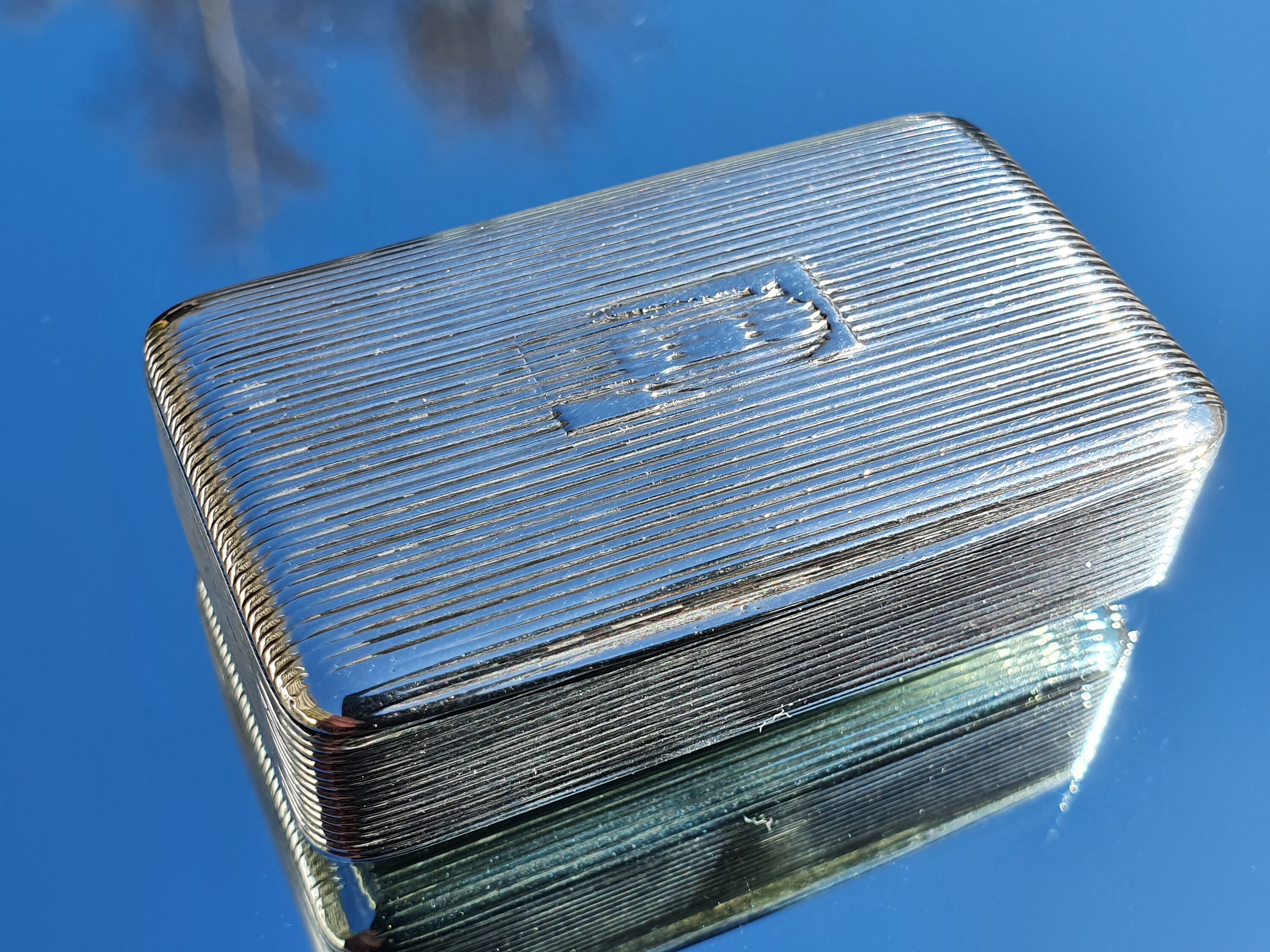 Rare Georgian Sterling Silver Snuff Box Thomas Spicer Birmingham 1824 ...