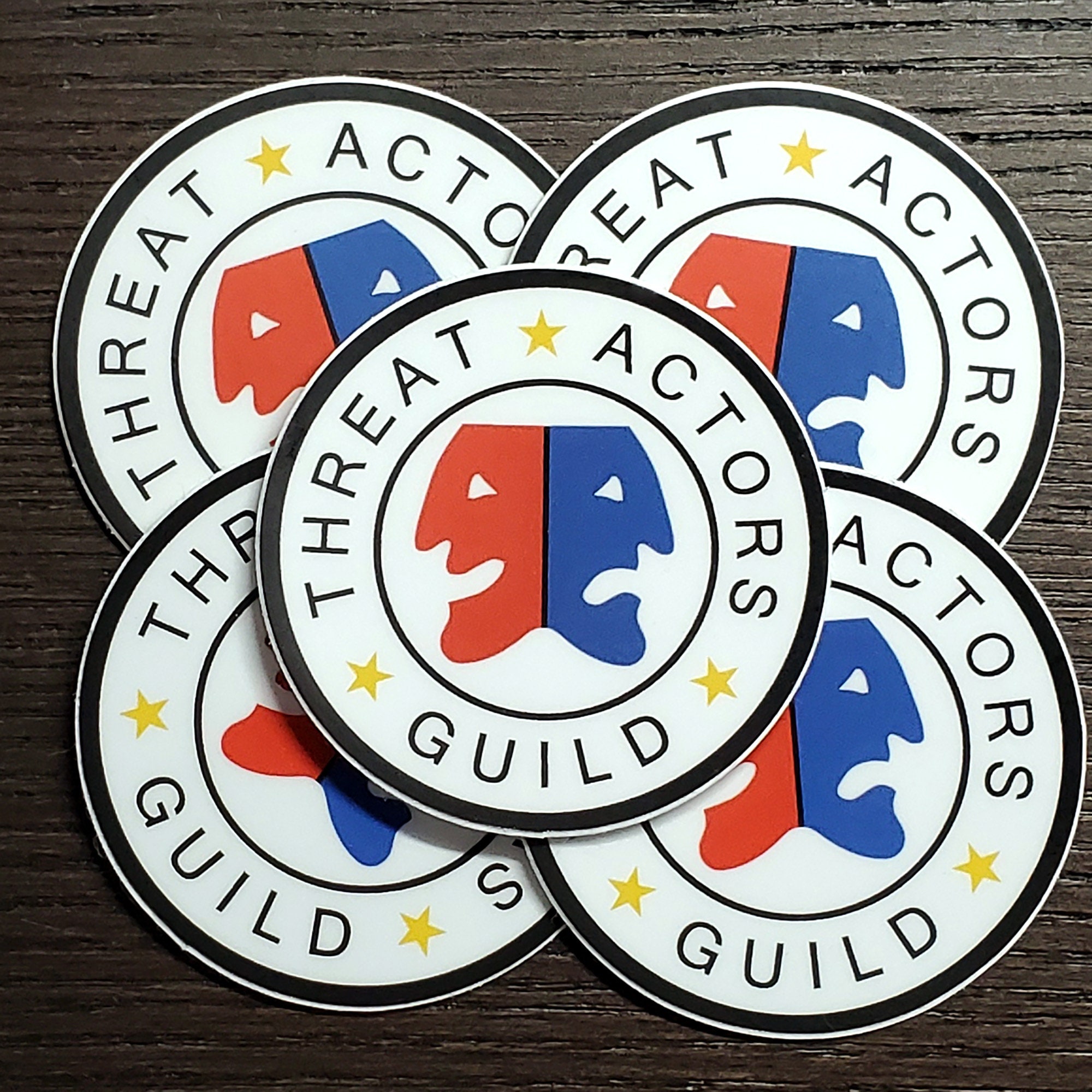 Threat Actors Guild - Round 2" Matte Stickers (5-pack) - Etsy