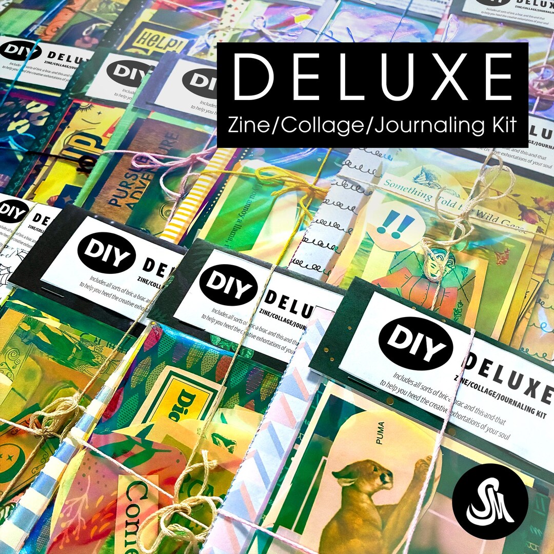 DIY DELUXE Mini Zine and Collage and Journaling Kits | Paper Cutouts ...
