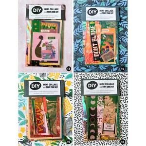 DIY Mini Collage and Tiny Zine Kits | Paper Cutouts | Junk Journal Kit ...