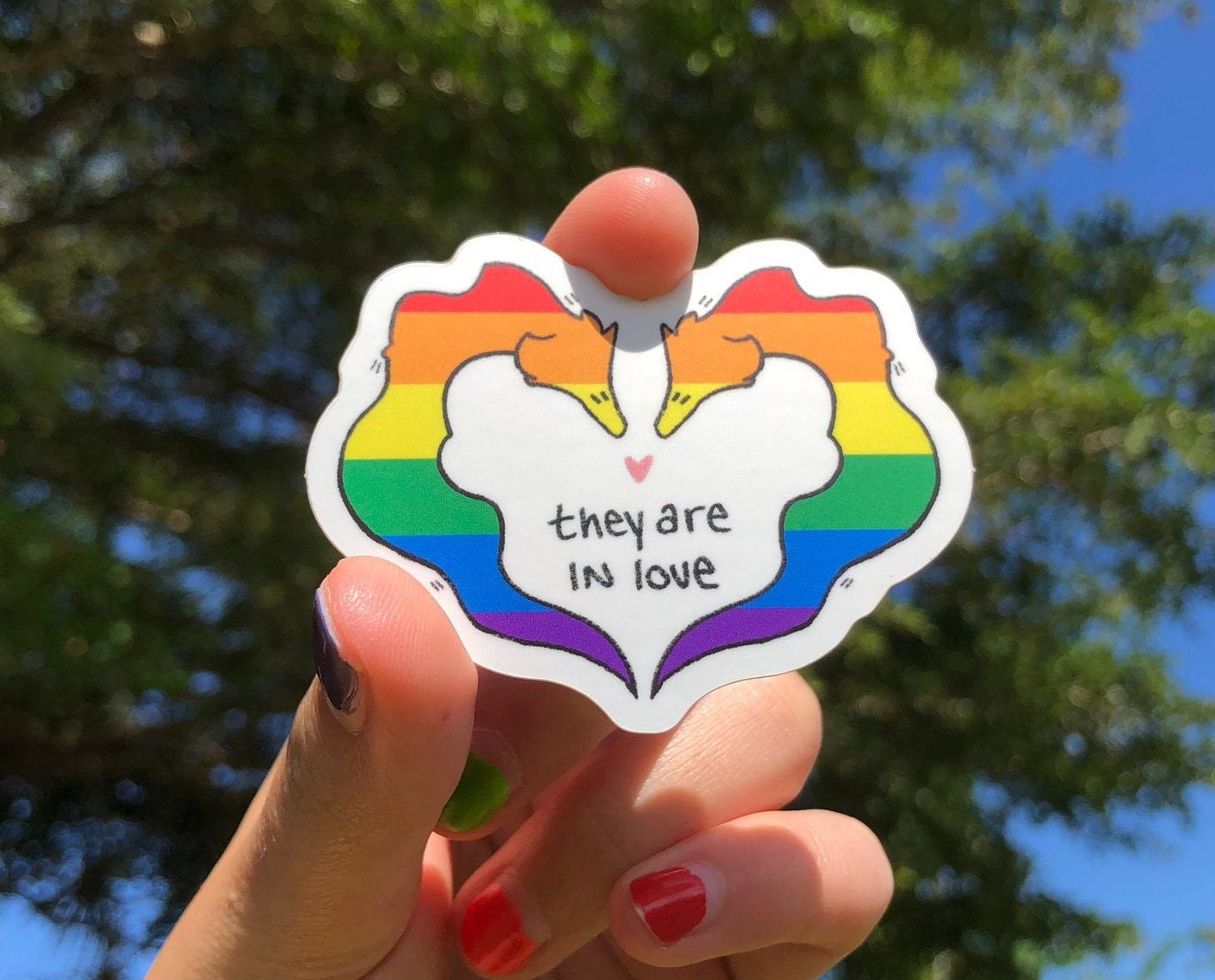 Pride Worm-on-a-string they Are in Love - Etsy