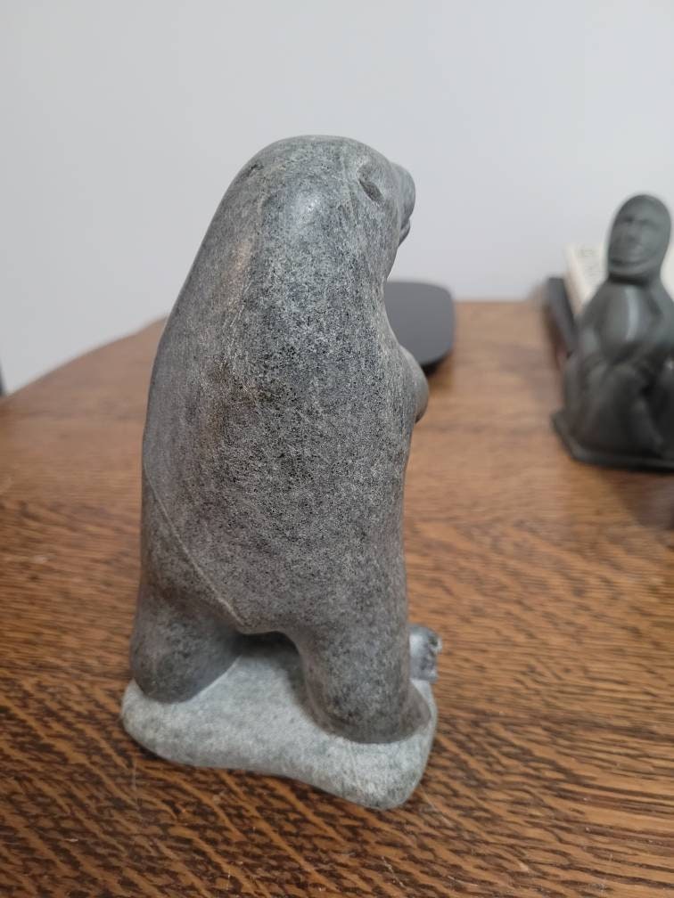Vintage Inuit Soapstone Carving - Etsy