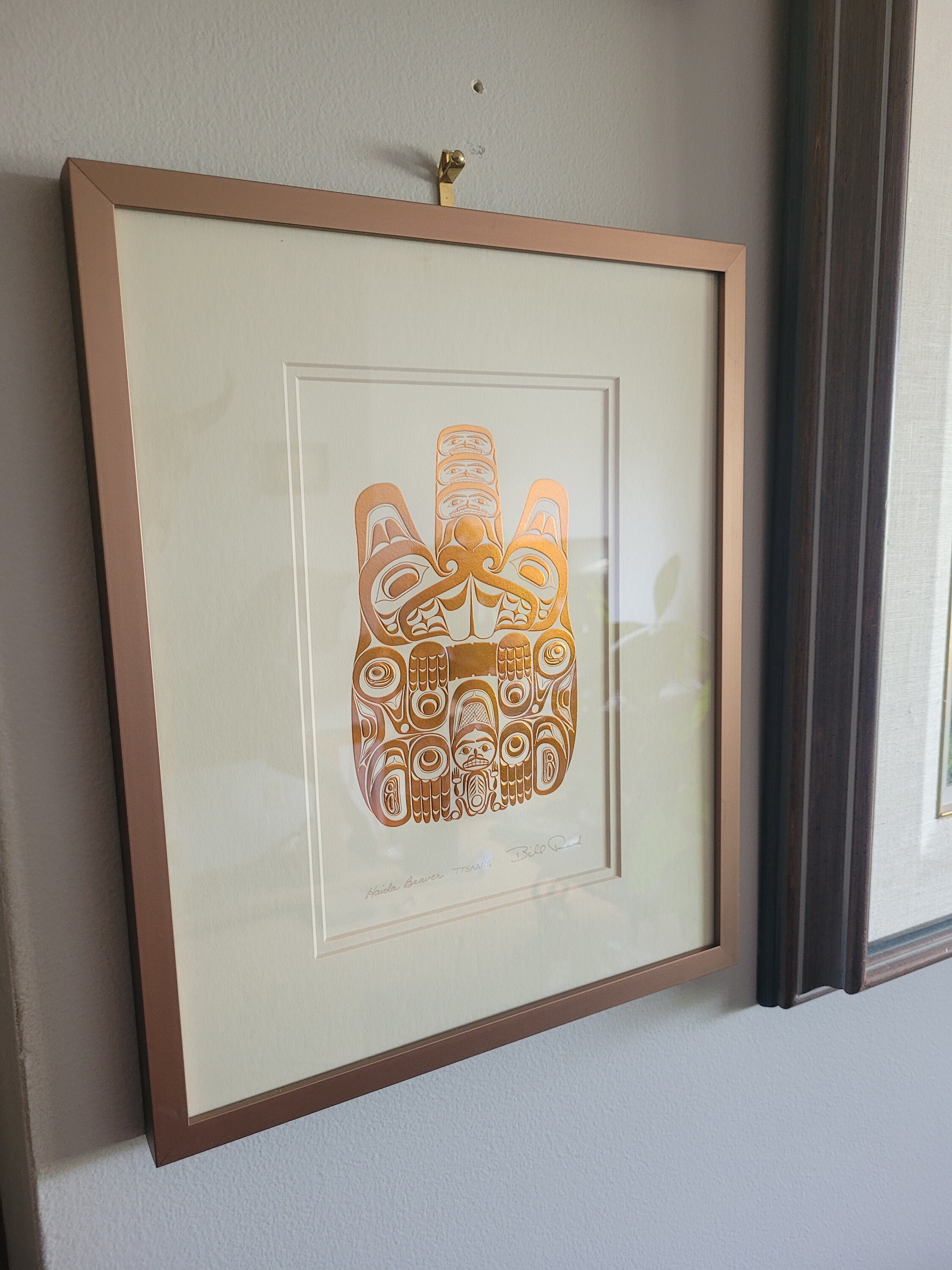 Haida Art Card Bill Reid Beaver Copper - Etsy