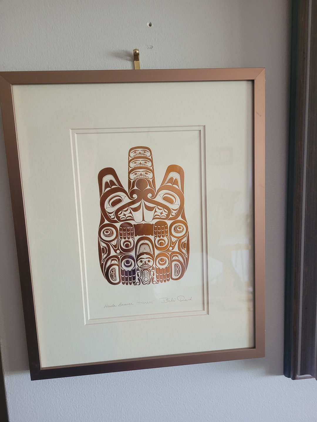 Haida Art Card Bill Reid Beaver Copper - Etsy