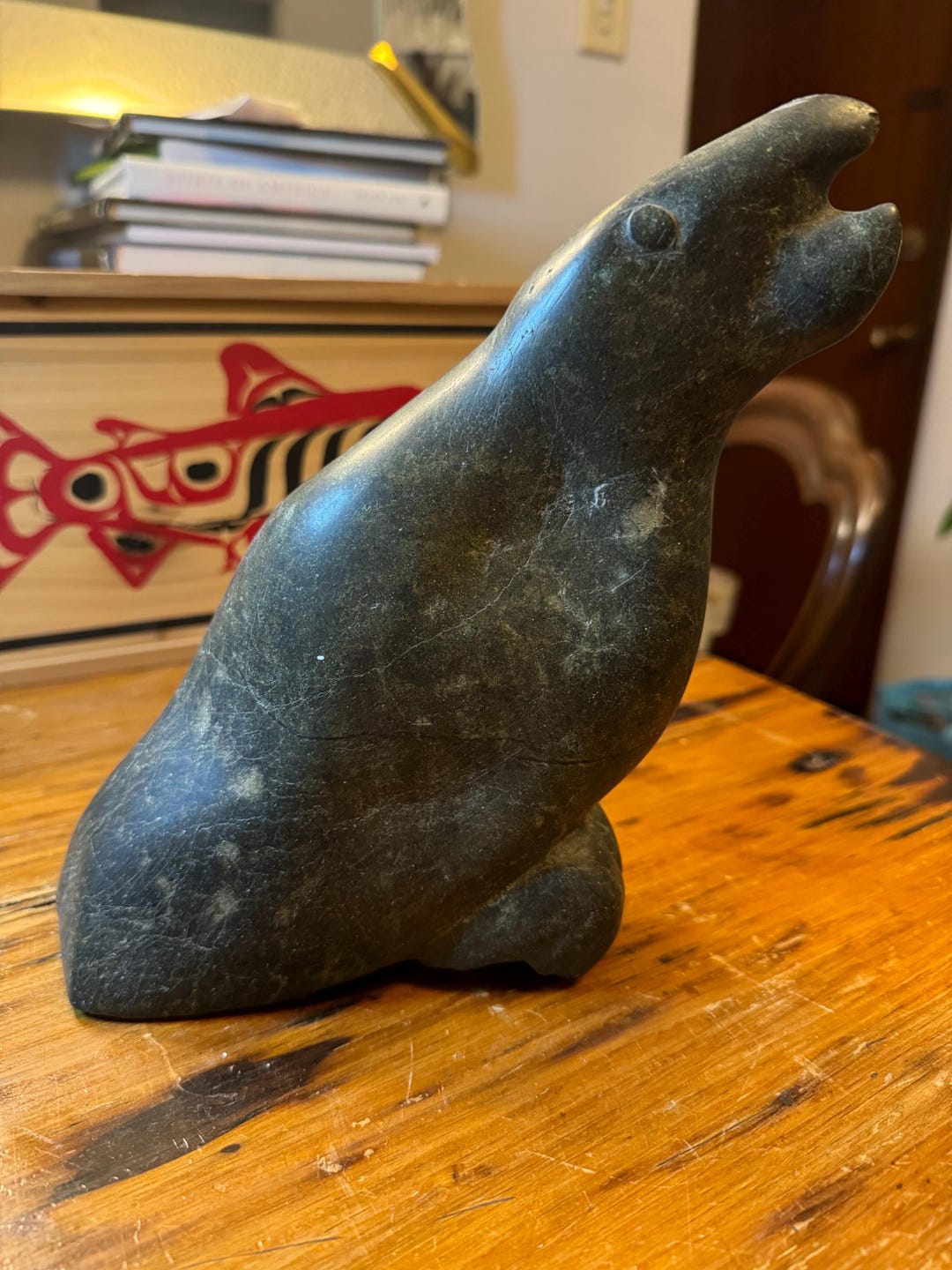 Vintage Primitive Inuit Soapstone Carving Large Ptarmigan - Etsy
