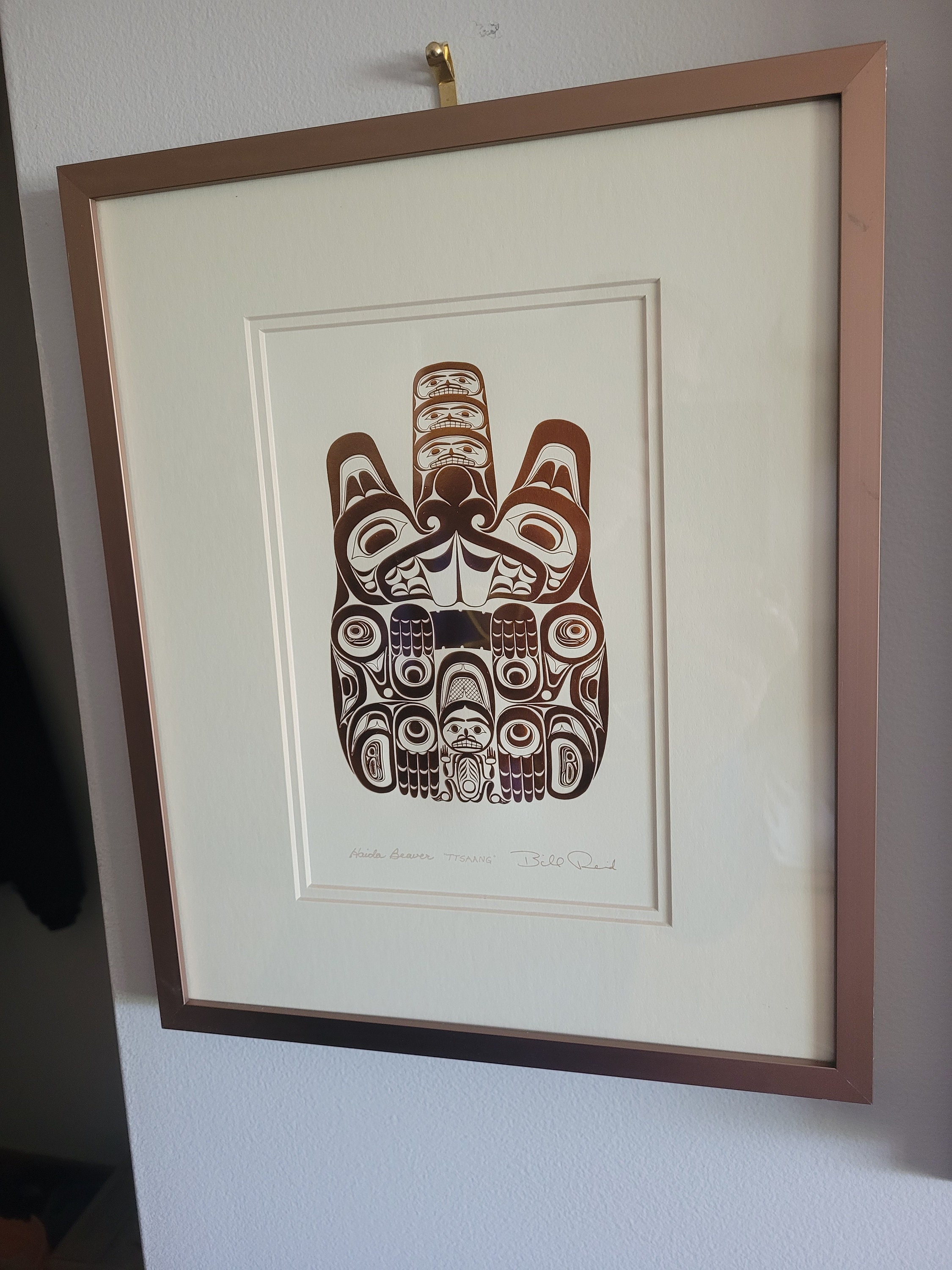 Haida Art Card Bill Reid Beaver Copper - Etsy