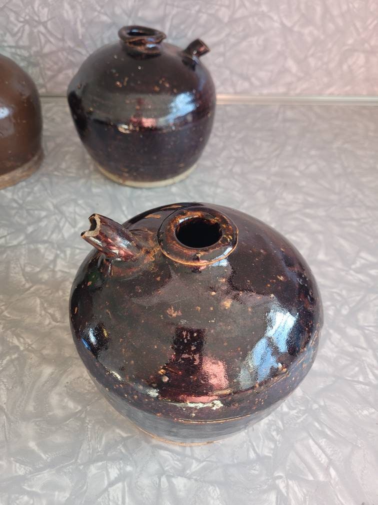 Antique Stoneware Soya Pot - Etsy