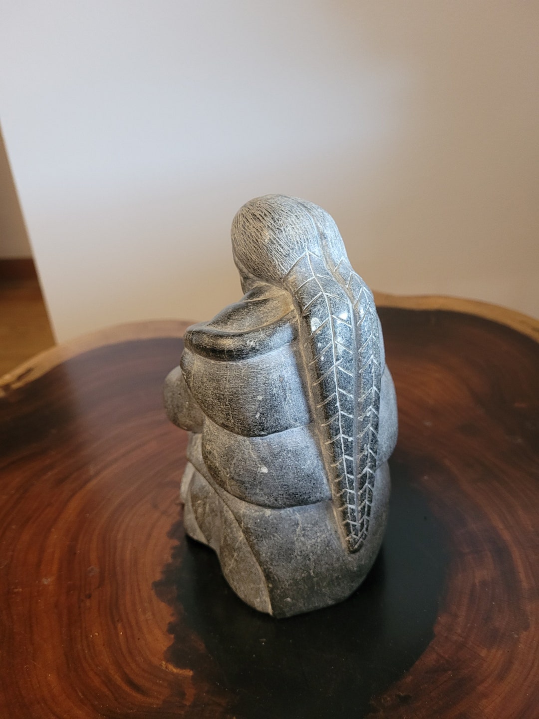 Vintage Inuit Carving Woman in Braids - Etsy Canada