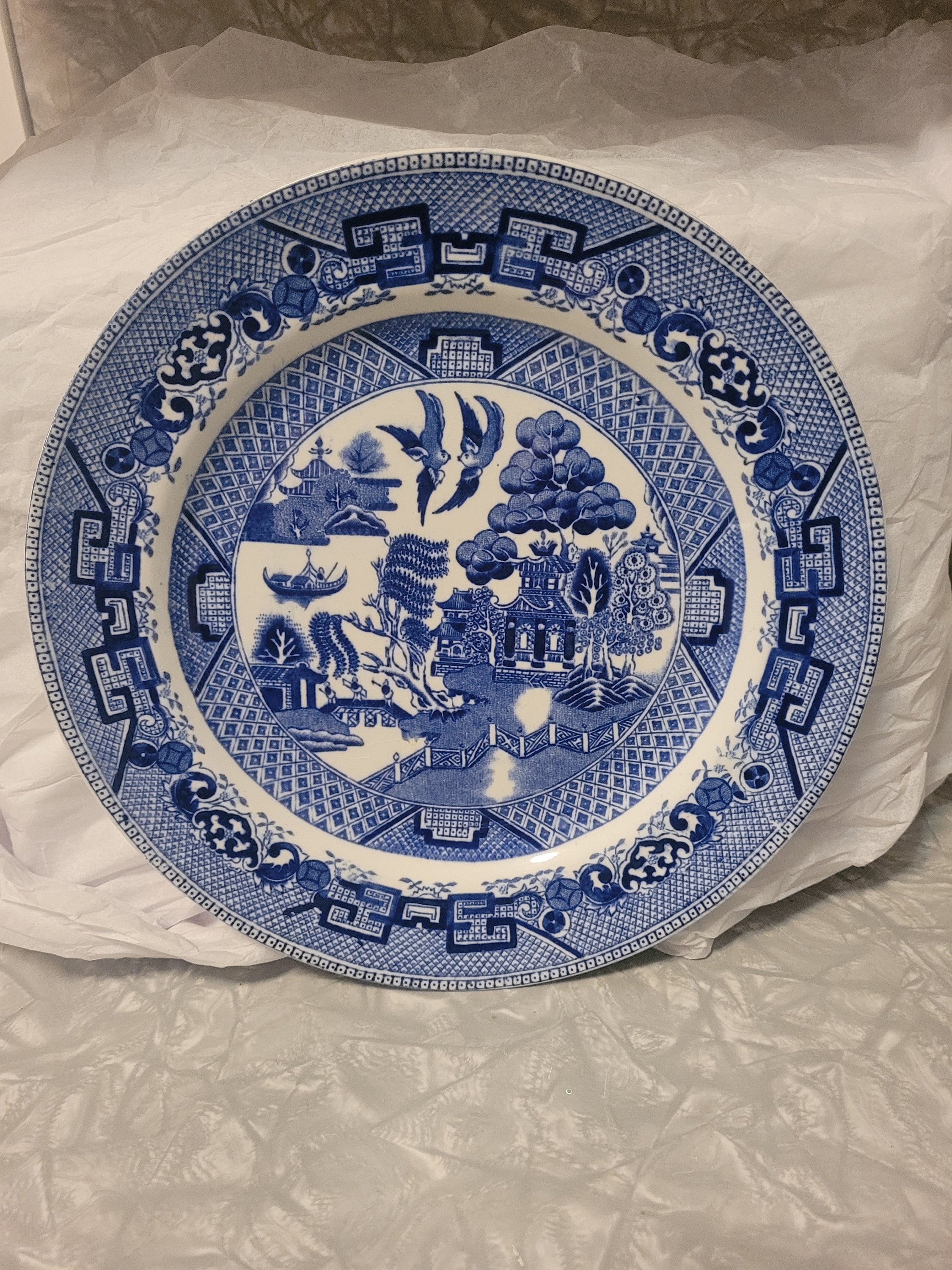 Antique Flow Blue Plates - Etsy