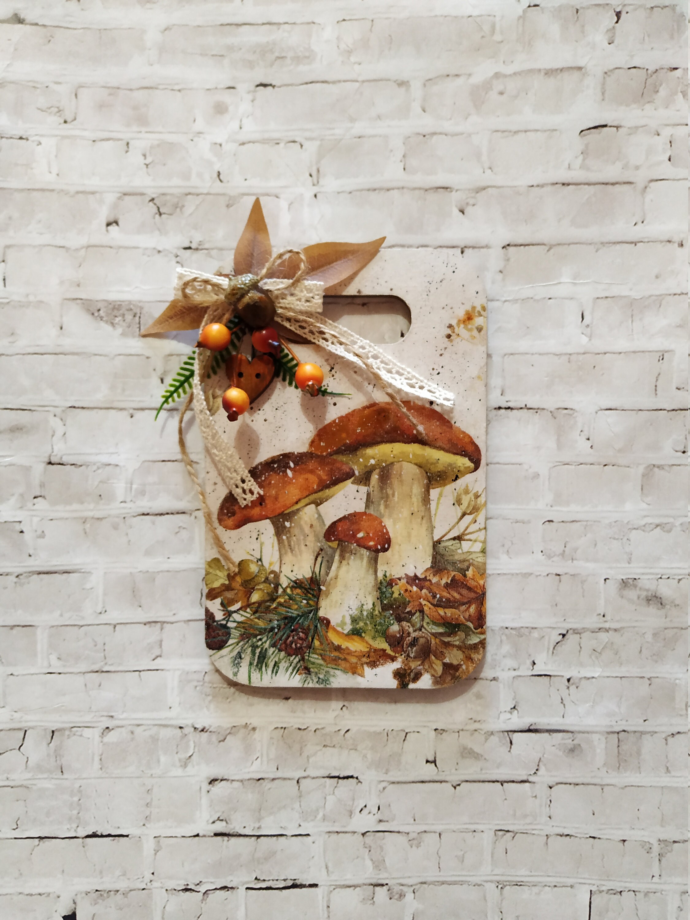 Miniature Board With Mushrooms/multi-level Tray Decor/wooden Sign for a ...