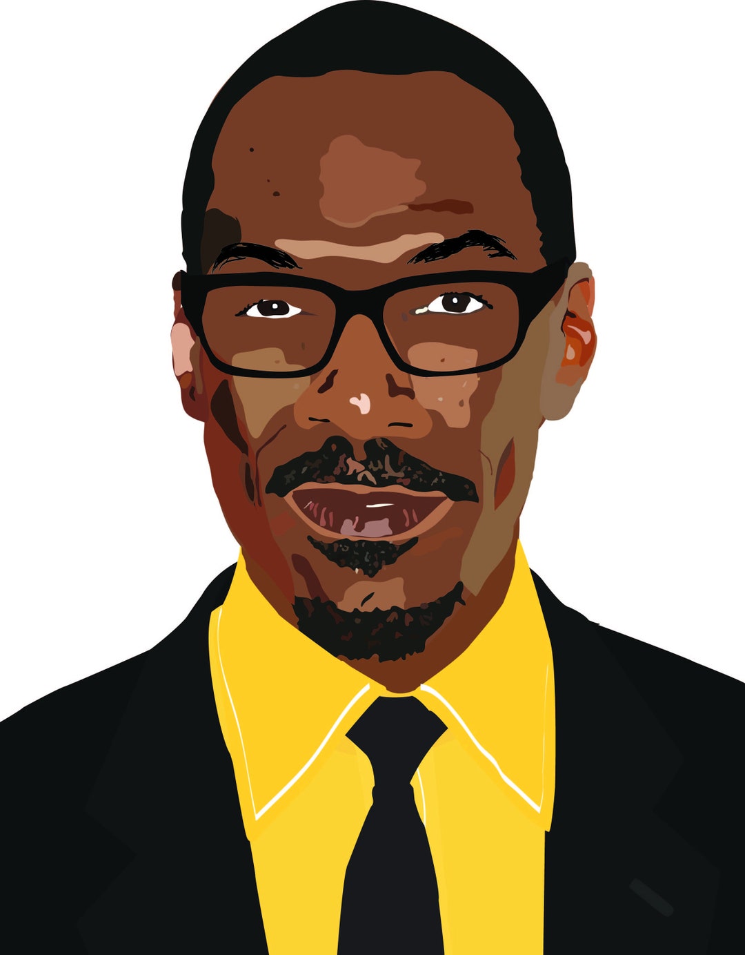 Celebrity Portrait - Digital Illustration - Etsy