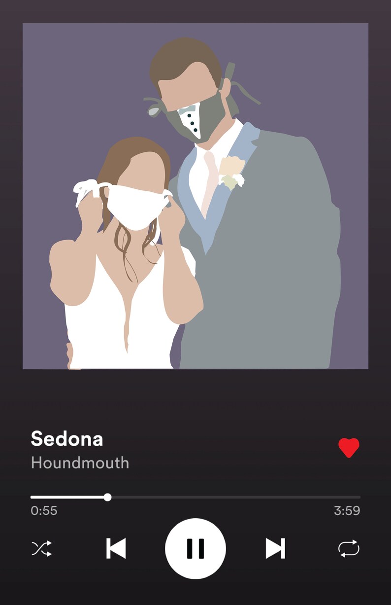 Custom Spotify Illustration Digital Portrait - Etsy Hong Kong