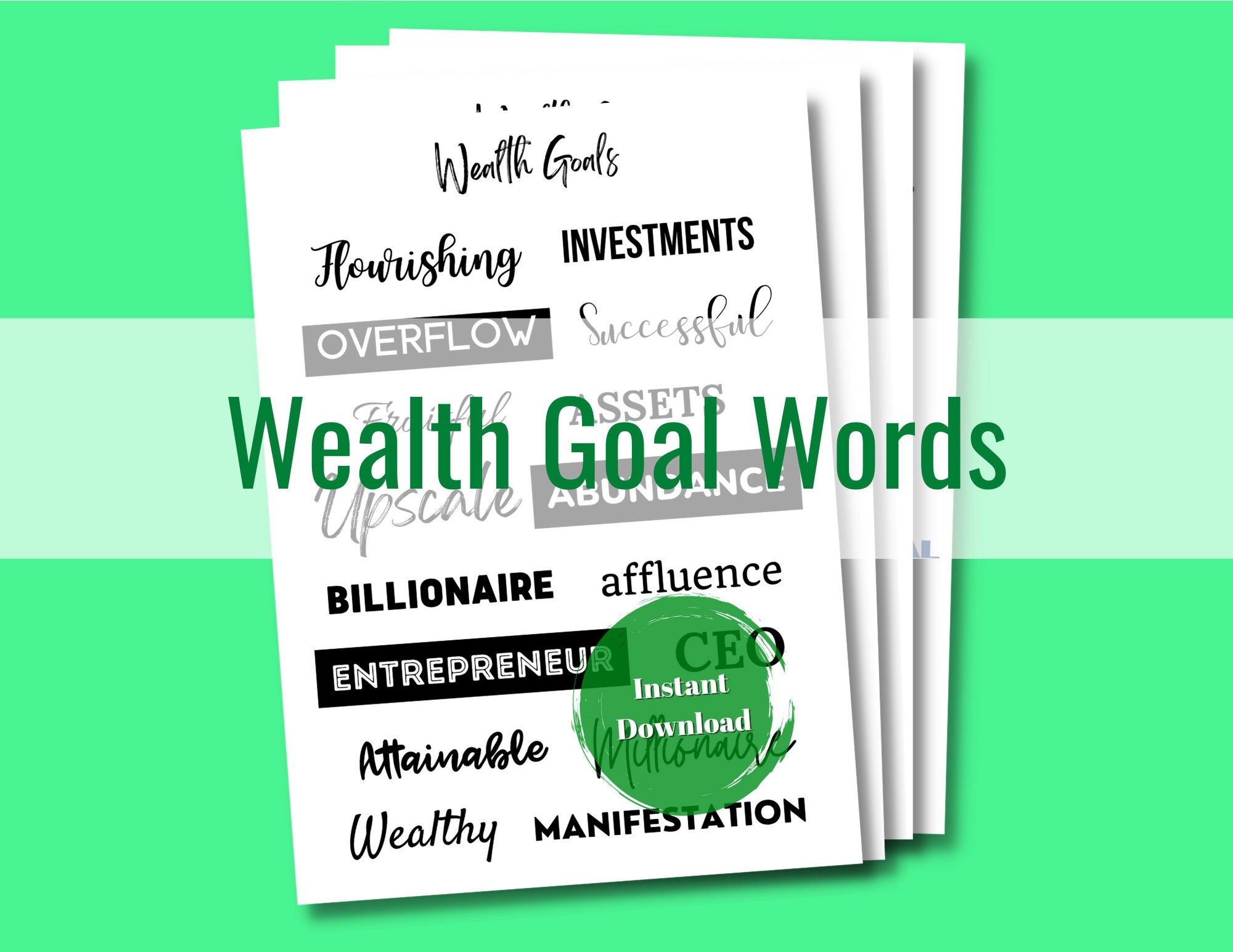 2025 Vision Board Kit | Vision Board Bundle | Vision Board Party ...