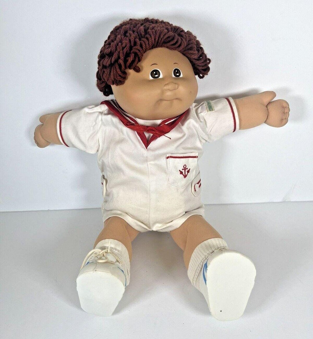 Vintage Cabbage Patch Kids Doll Boy Sailor 1985 Red Hair Brown Eyes - Etsy