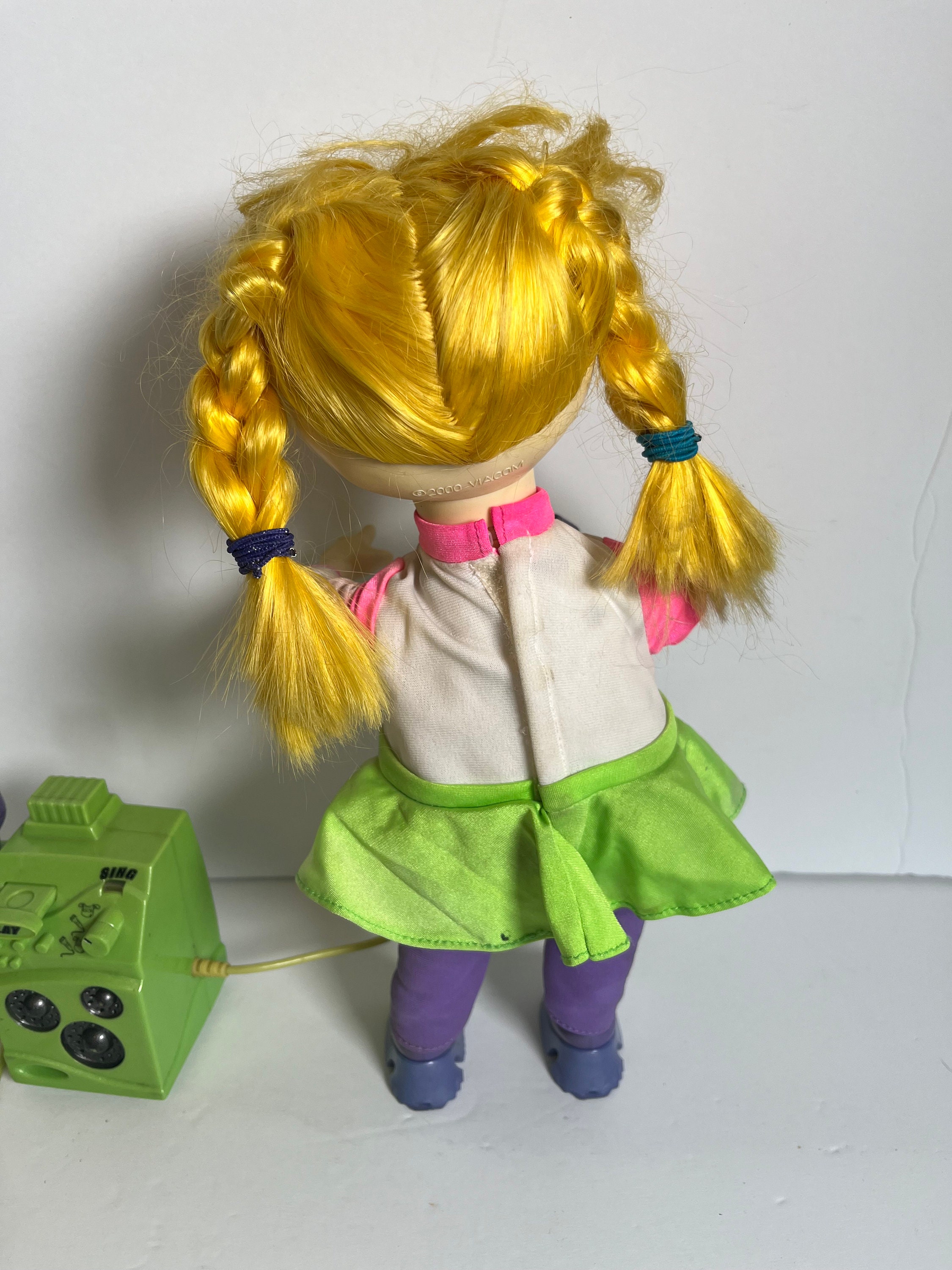 Vintage 2000 Nickelodeon Rugrats Angelica Sing N Swing Karaoke Doll ...