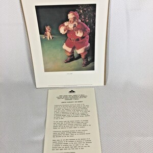 Vintage 1991 Animated Coca-cola Shhh Santa Clause W/dog Original Boxed ...
