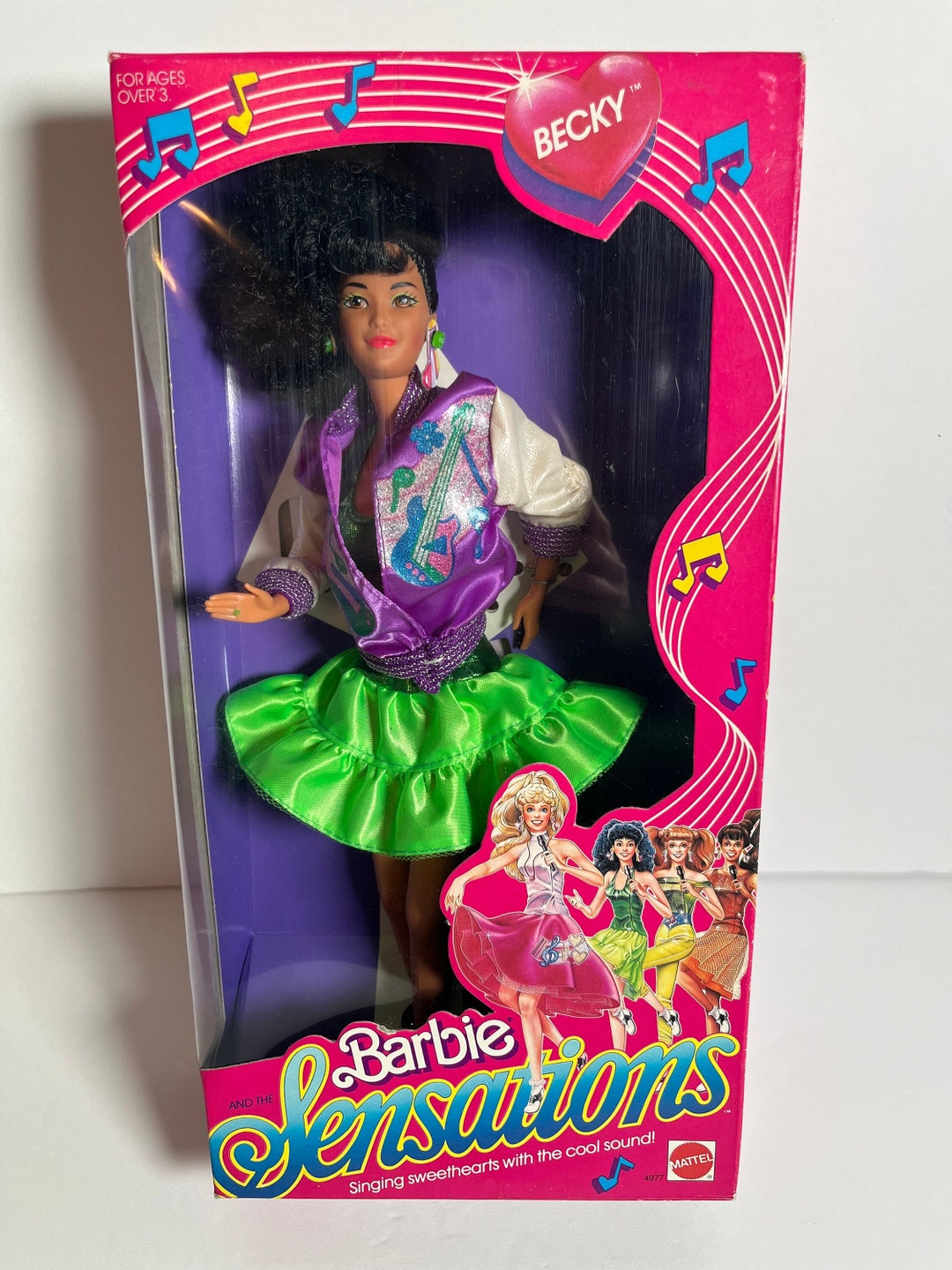Vintage Barbie and the Sensations Becky Doll New 1987 Mattel 4977 - Etsy