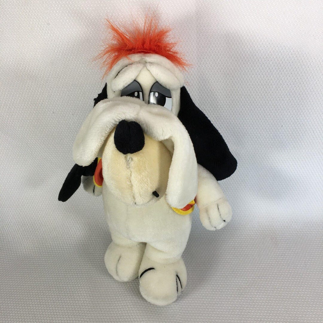 Vintage 1990 Droopy Dog Plush Stuffed Animal Toy Bandai Tom & Jerry 13 ...