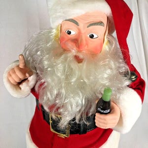 Vintage 1991 Animated Coca-cola Shhh Santa Clause W/dog Original Boxed ...