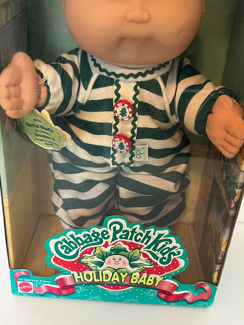 Vintage 1998 Cabbage Patch Kids Doll Holiday Baby Reindeer Special Edition - Etsy