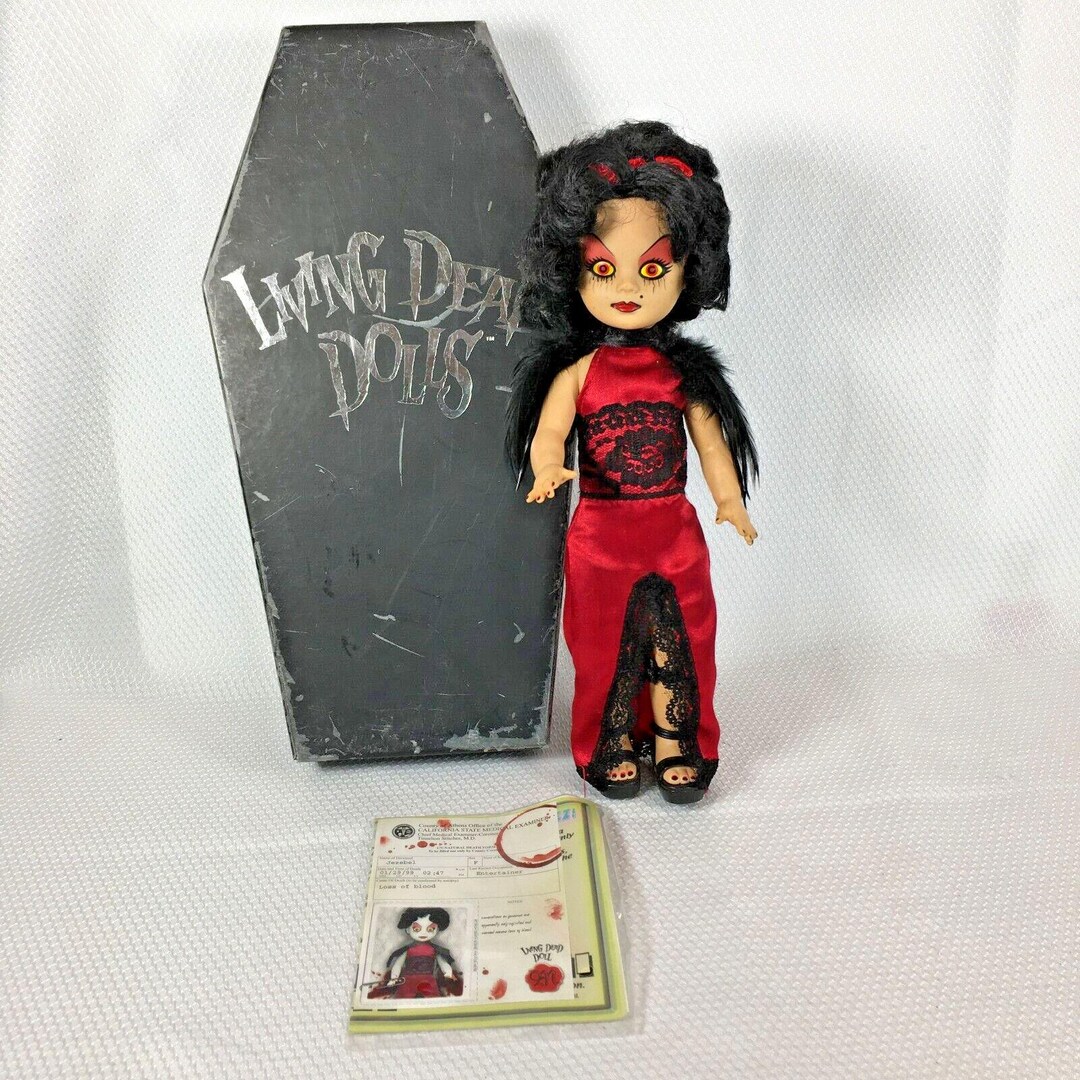 Vintage 2001 Living Dead Dolls Jezebel Series 5 Mezco Toyz Horror Goth ...