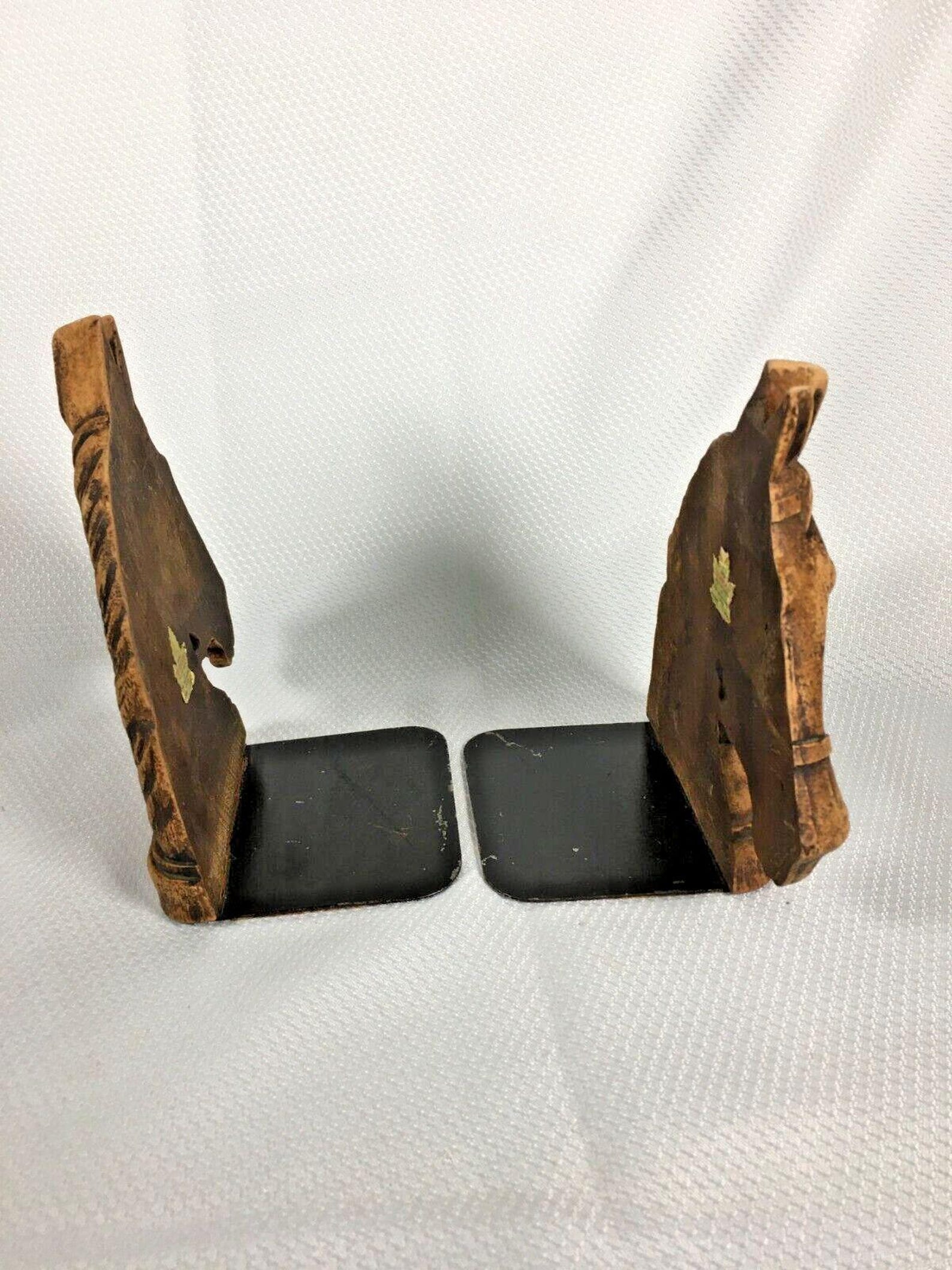 Vintage Horse Head Bookends Genuine Durwood John Walter & Sons Canada ...