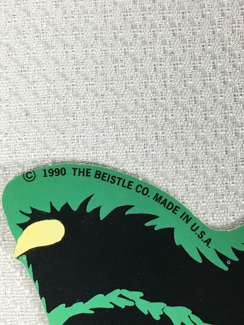 Vintage 1990 Beistle Halloween Die Cut Decoration Wall Hanging Black ...