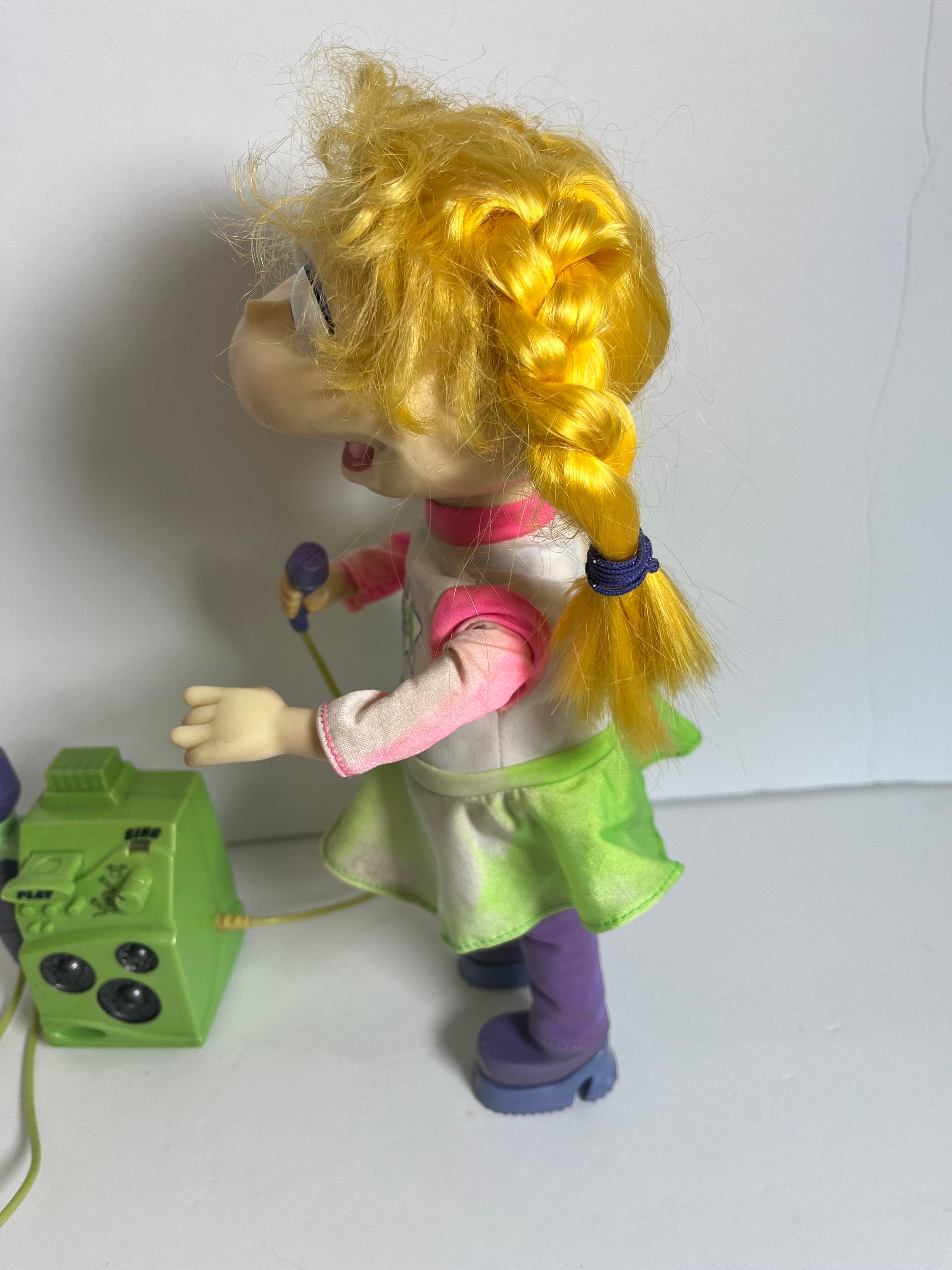 Vintage 2000 Nickelodeon Rugrats Angelica Sing N Swing Karaoke Doll ...