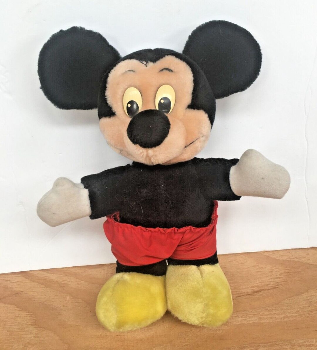 Vintage Disneyland/disney World MICKEY MOUSE Standing Plush Toy 10 - Etsy
