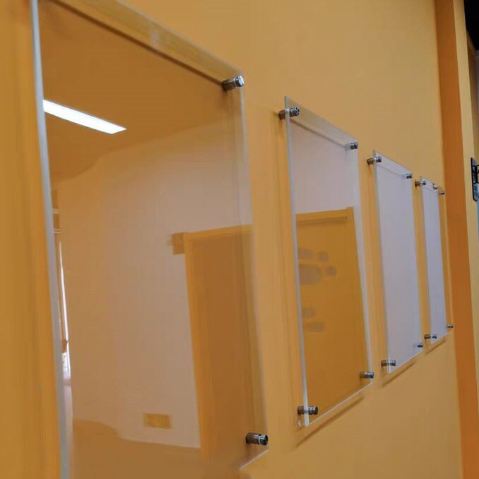 Printed Back Acrylic Double Layer Panel With Silver Standoff House ...