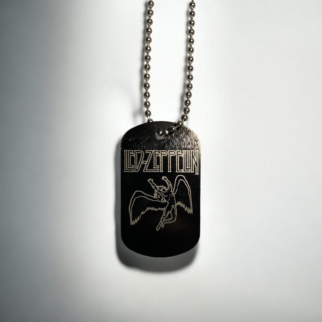 Led Zeppelin Band Jewelry, 90s Rock Wear, 80s Rock Merch, Hard Rock ...