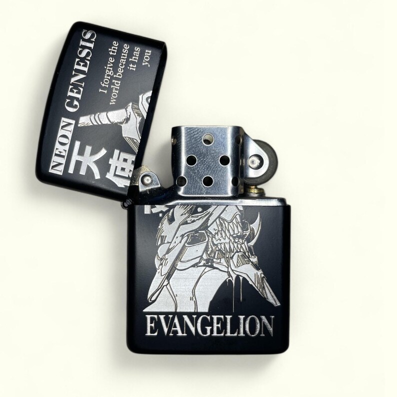 Neon Genesis Evangelion EVA Unit 01 - Flip Top Lighter - Lasee Engraved ...