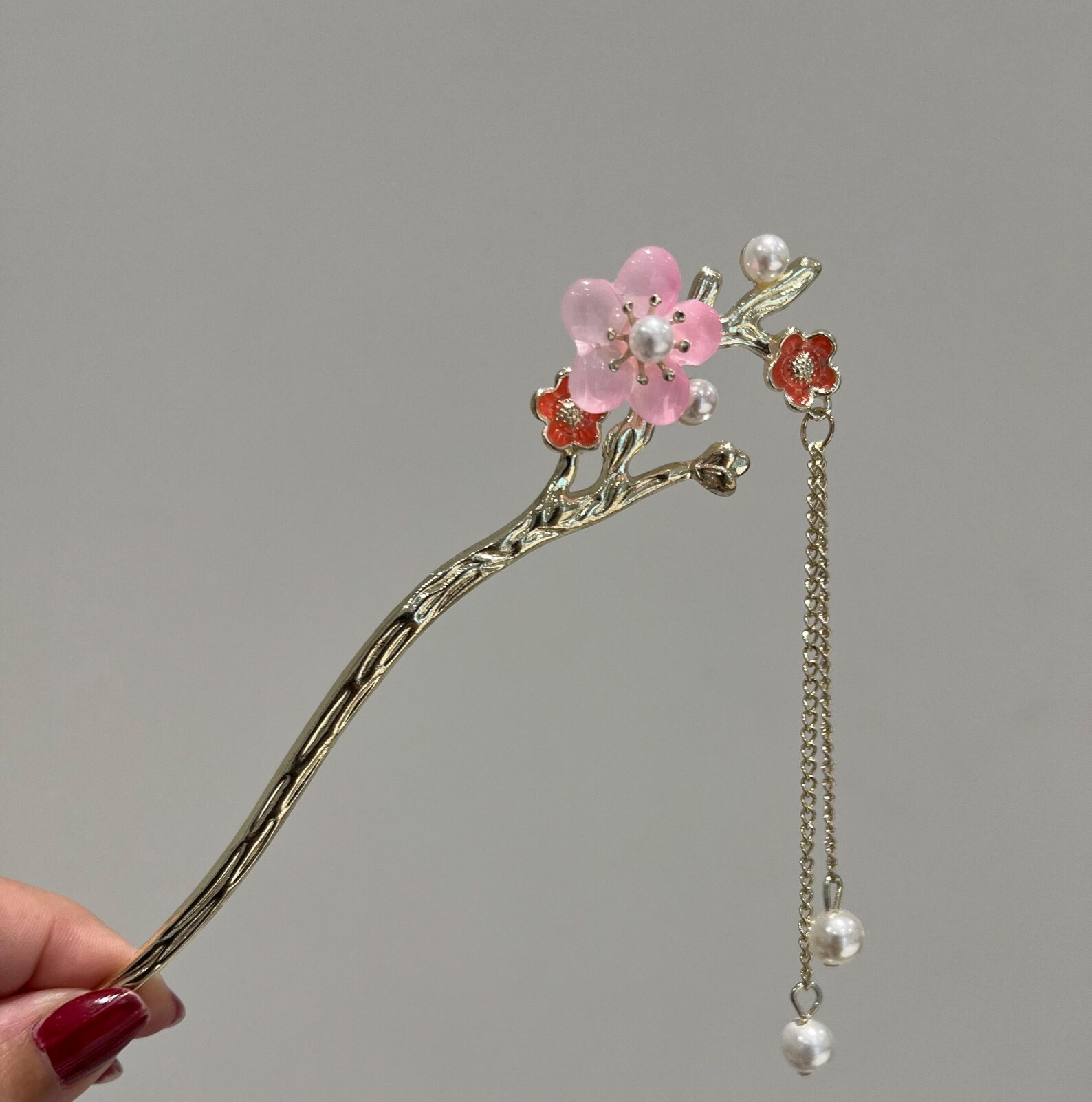 Vintage Hair Pins Chinese Metal Bun Holder Metal Hair Stick Gift Idea ...