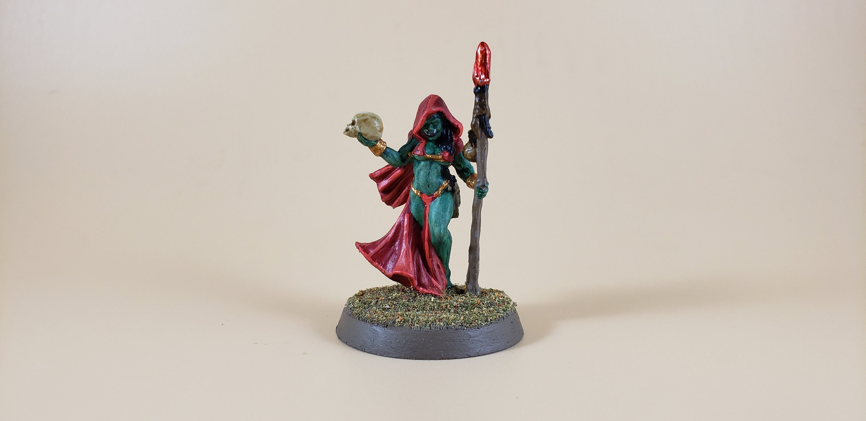 Female Half Orc Spell Caster - Etsy
