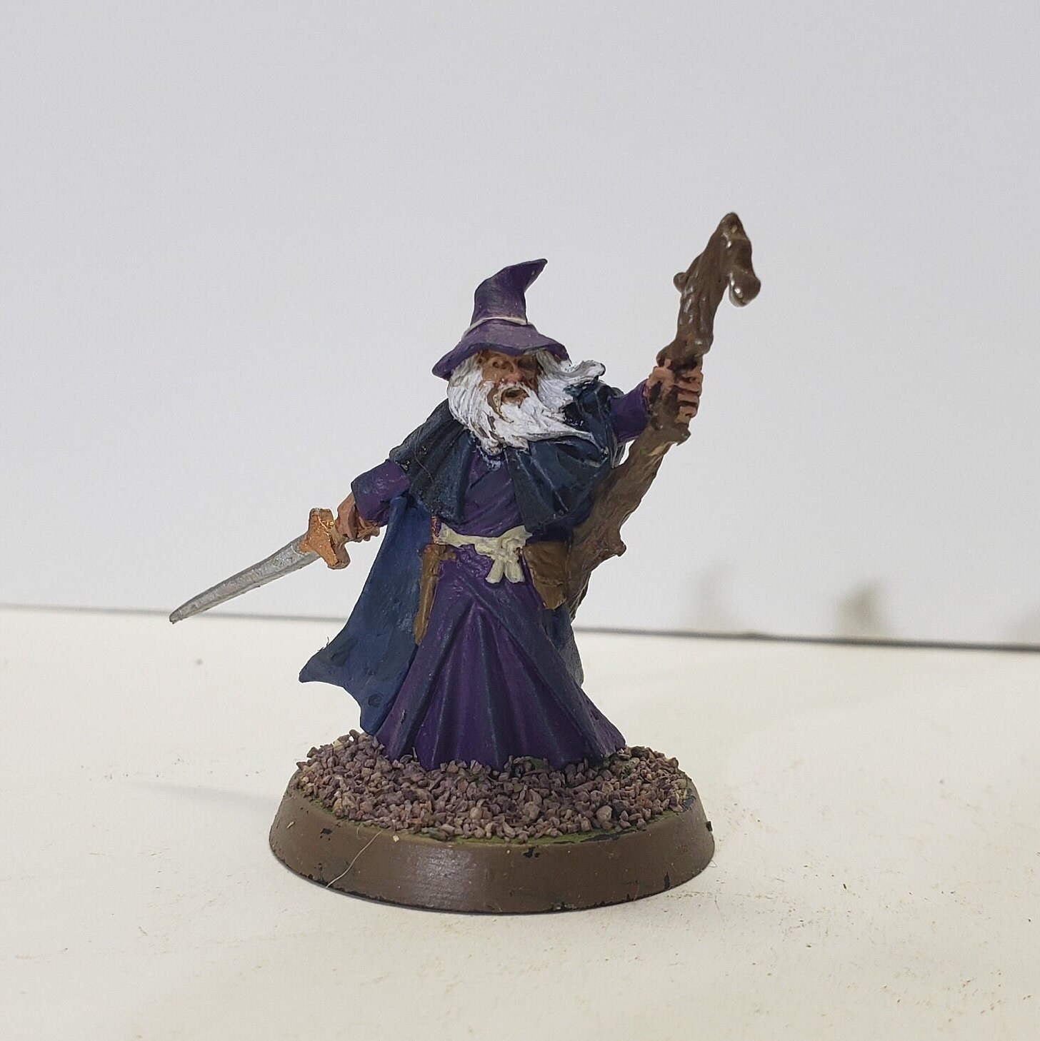 Wizard With Staff and Sword - Etsy