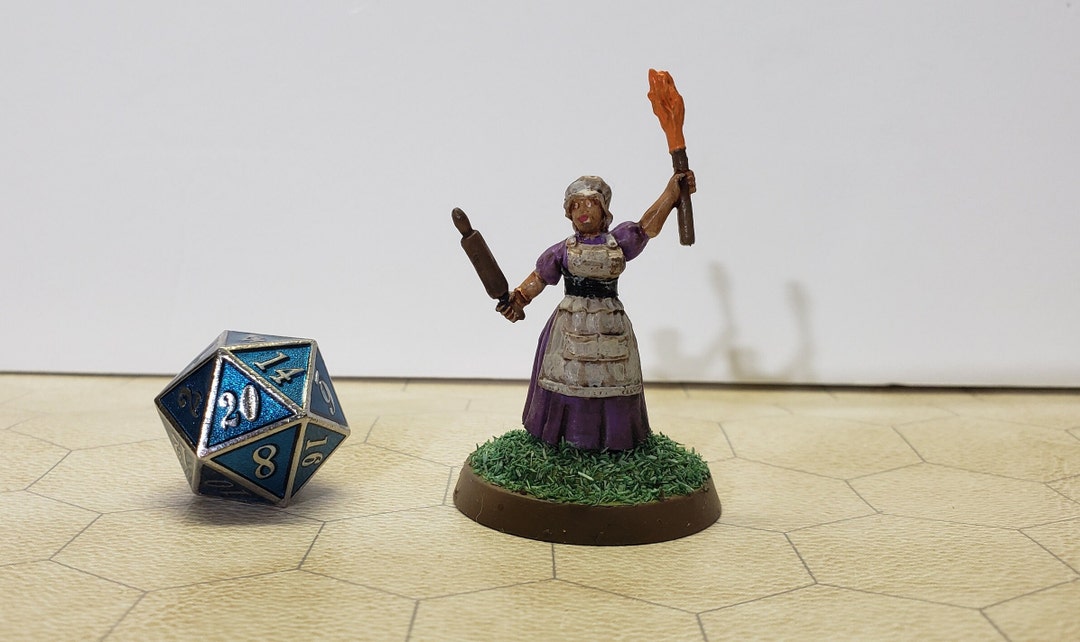 D&D Townsfolk Angry Female Cook - Etsy